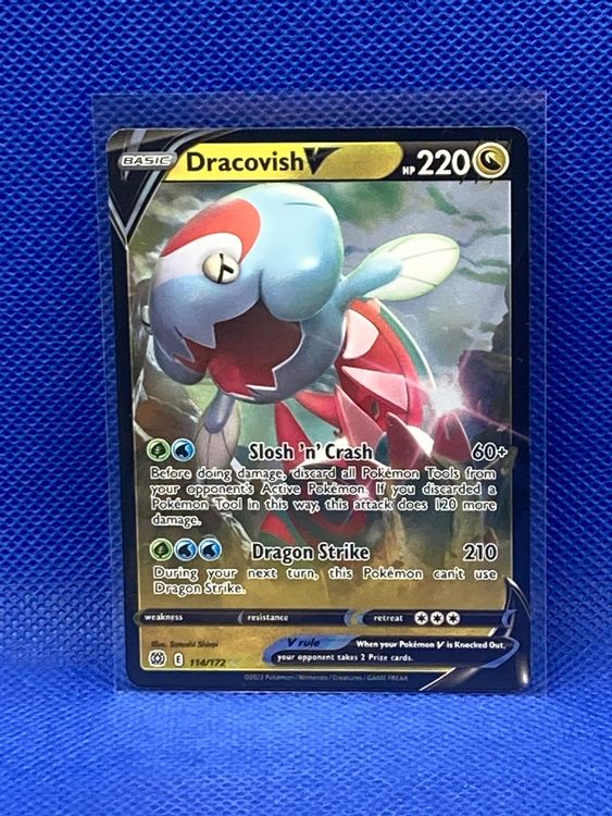 Pokemon BRILLIANT STARS Dracovish V 114 / 172 EN | Kaufen auf Ricardo