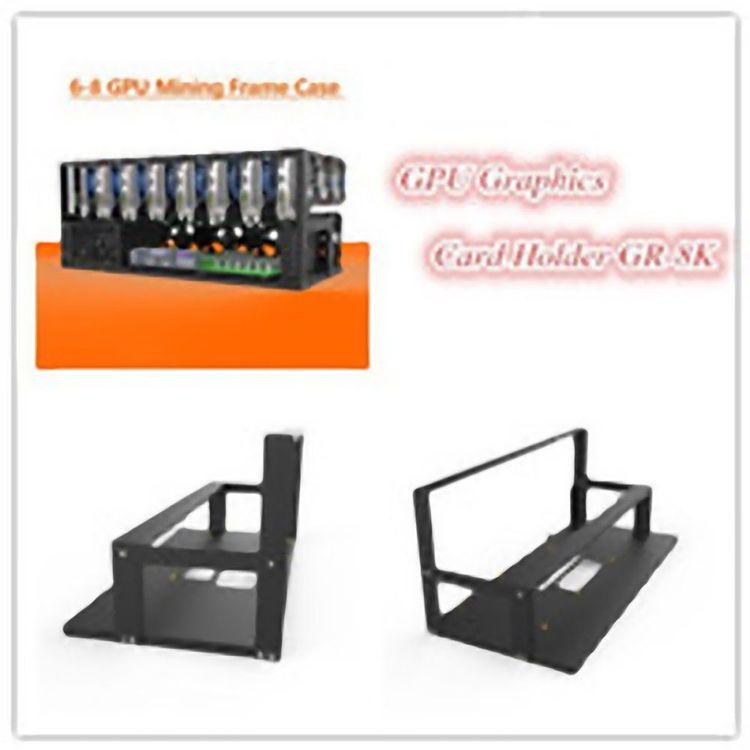 8 GPU Open Air Miner Mining Frame Rig Case Steel Coin Rack | Kaufen auf ...