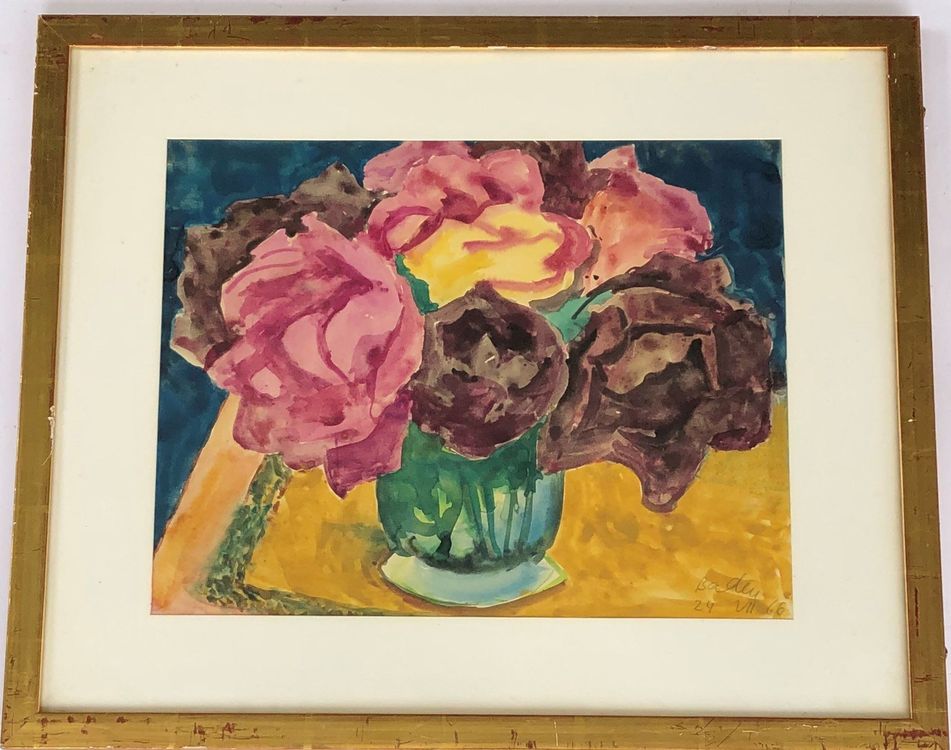 Peter Mieg Orig Aquarell „Vuillard Rose“ (Gebraucht) in Hochdorf für CHF 85 – mit Lieferung auf ...