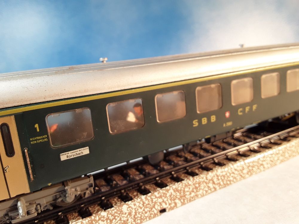 5 teiliger SBB Schnellzugwagen Zug _ Rorschach _ Spur H0 | Kaufen auf ...