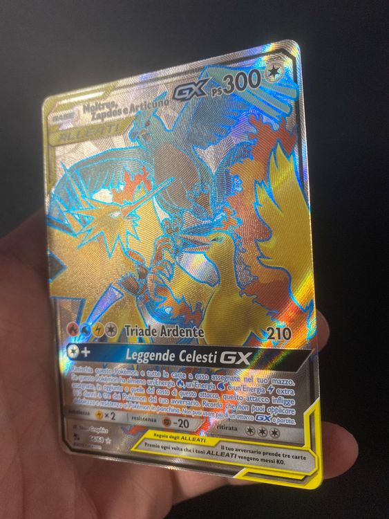 Moltres & Zapdos & Articuno GX 66 - Hidden Fates - ITA (Neu (gemäss ...