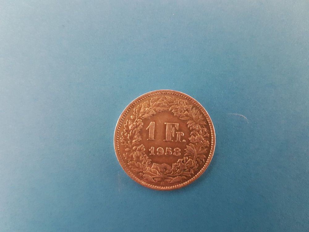 1 Franken Schweiz 1958 | Kaufen auf Ricardo