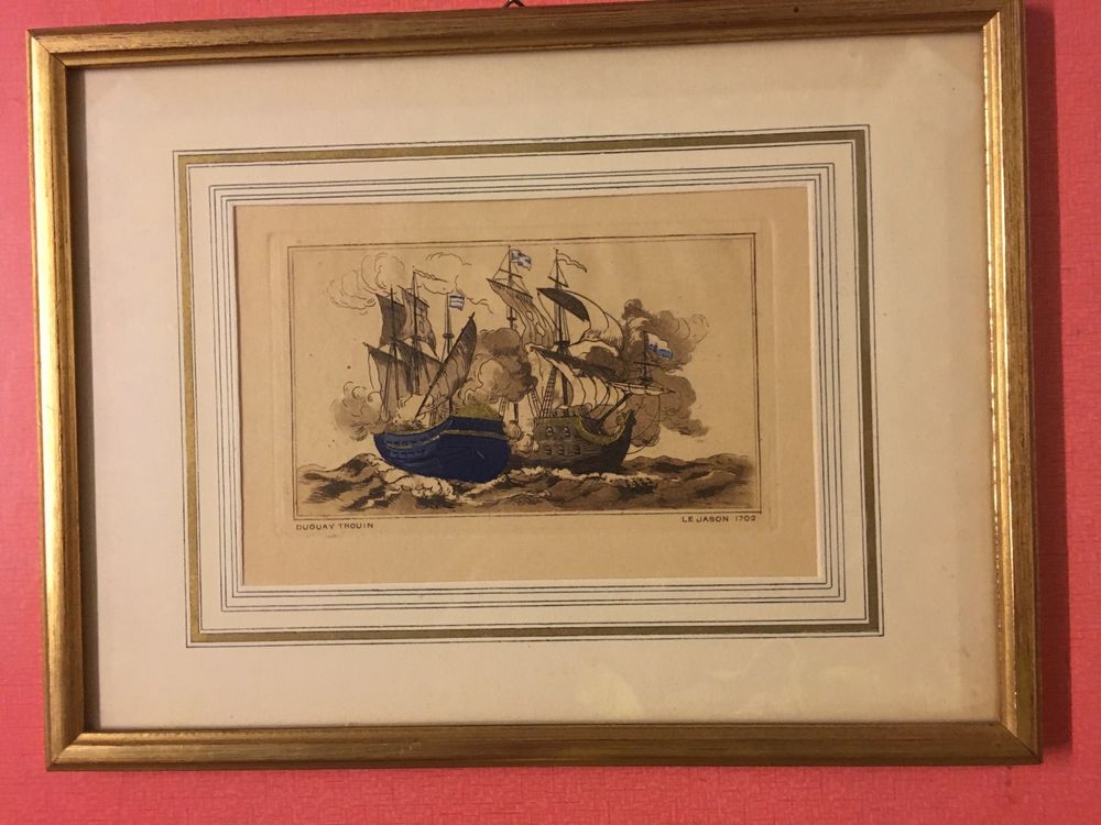 Bild Schiffe Signiert DUGUAY TROUIN LE JASON 1702. (Gebraucht) in ...