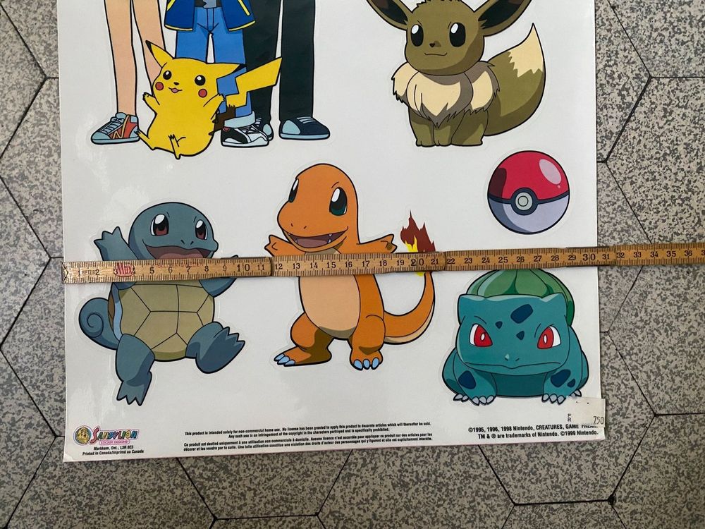 Pokemon Window Decorations (Fensterbilder) Original Nintendo | Kaufen ...