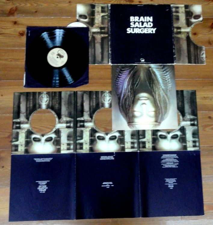 LP ELP brain salad surgery 1973 HR GIGER COVER Kult top (Gebraucht) in ...