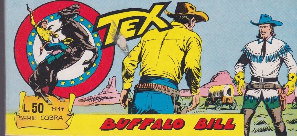 Italian comic strip TEX SERIE COBRA # 17 1966 BUFFALO BILL (Gebraucht ...