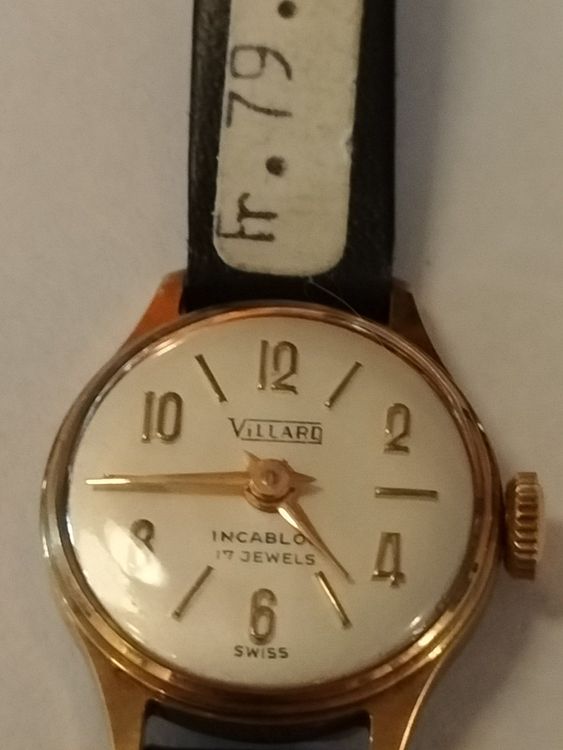 Villard Damenuhr 17 jewels incabloc | Kaufen auf Ricardo