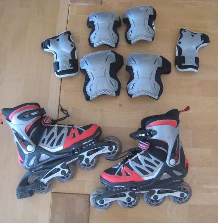 Rollerblade Inline-Skates Spitfire 500 Gr. 36.5-40.5 & Prote (Gebraucht ...
