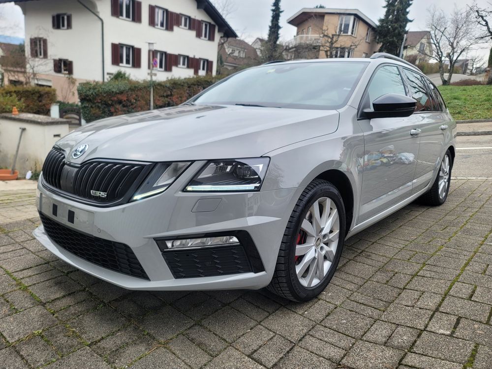 SKODA OCTAVIA RS 4X4 TDI STEEL GREY MIT STANDHEIZUNG (Gebraucht) in ...
