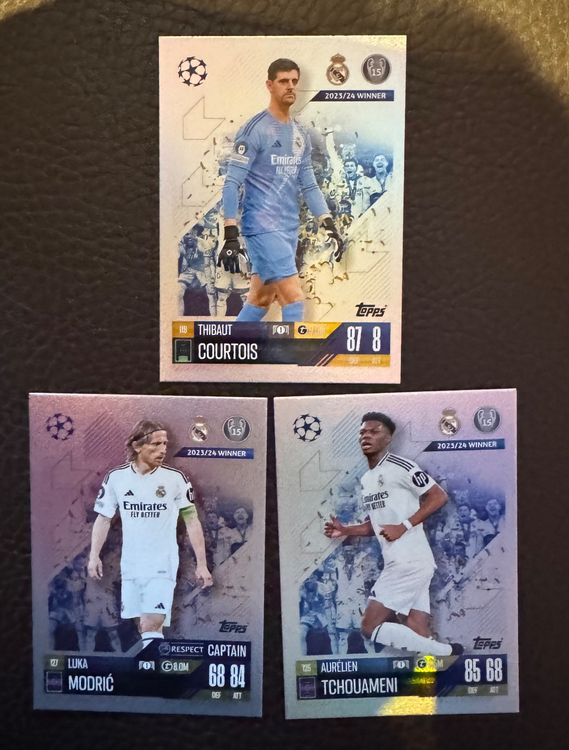 Topps Match Attax 2024/25 - 3x REAL MADRID 119 - 125 - 127 | Kaufen auf ...