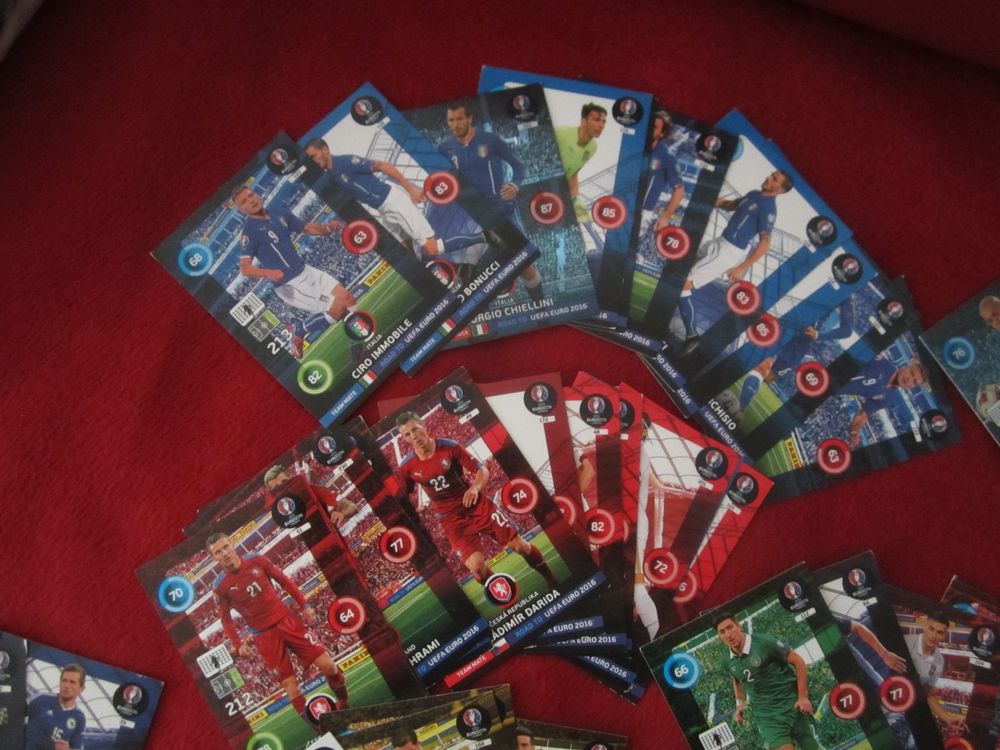 LOT PANINI ROAD TO UEFA EURO 2016(ADRENALYN XL CARDS) (Gebraucht) in ...