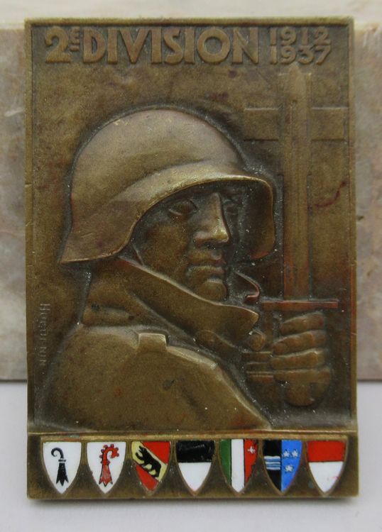 Medaille: Zur Ehrung der 2. Division 1912-1937 | Kaufen auf Ricardo