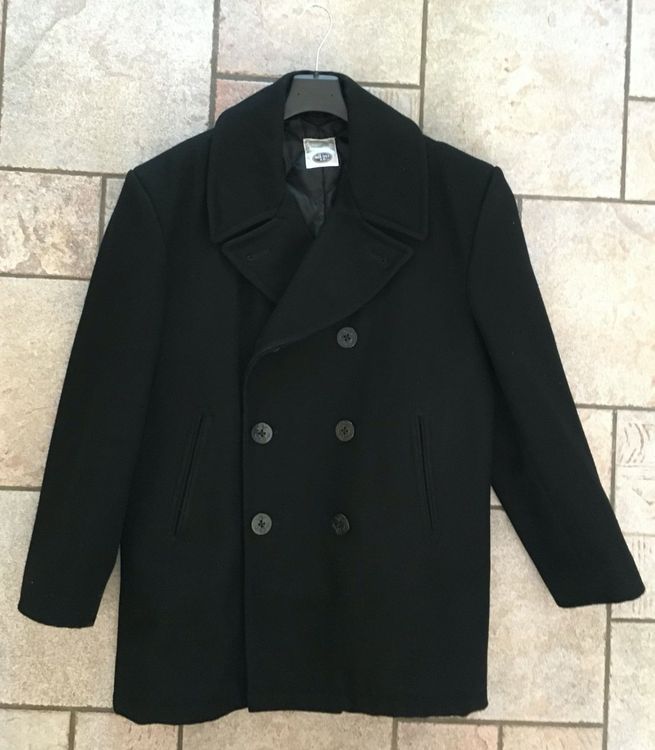US Navy Pea Coat Mil Tec Caban Peacoat XL Wolle Mantel Jack | Kaufen ...