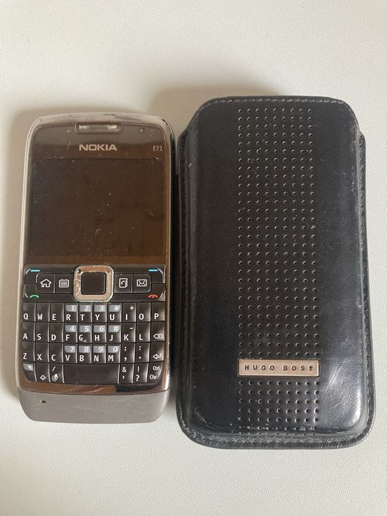 Nokia E71 Business Handy + Hugo Boss case (Gebraucht) in Oberburg für ...