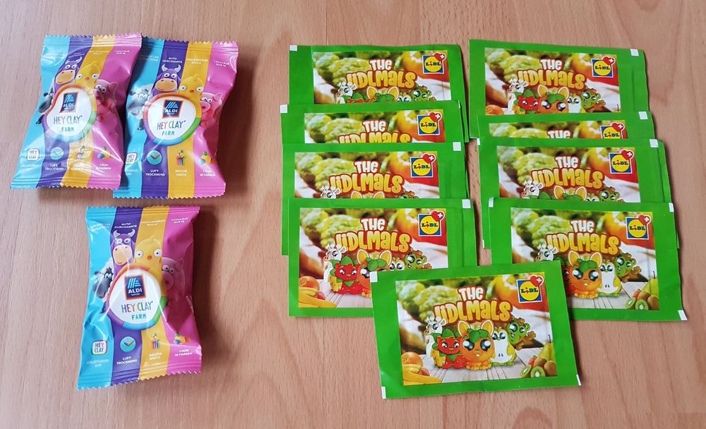 3 x HEY CLAY FARM (ALDI) 9 x THE LIDLMALS (LIDL) NEU (Neu und originalverpackt) in Sax für CHF 8 ...