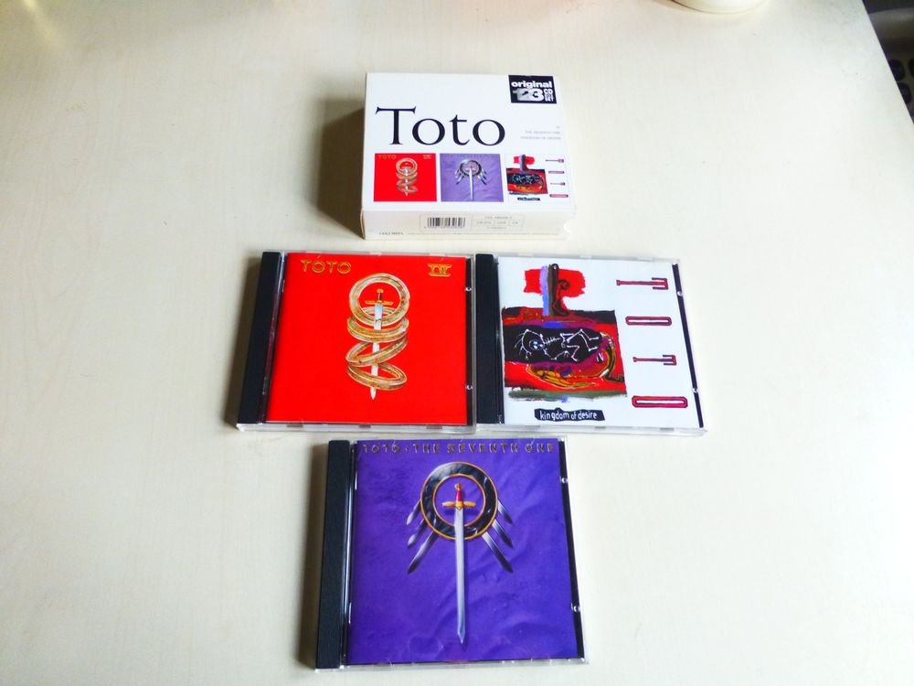 3 er Cd box Toto four, the seventh one, Kingdom of desire, (Gebraucht ...
