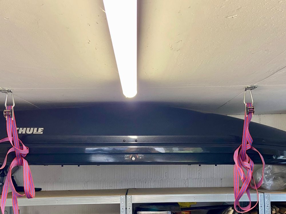 Thule Vision 650 Dachbox in Carbon-Look (Anthrazit) (Gebraucht) in ...