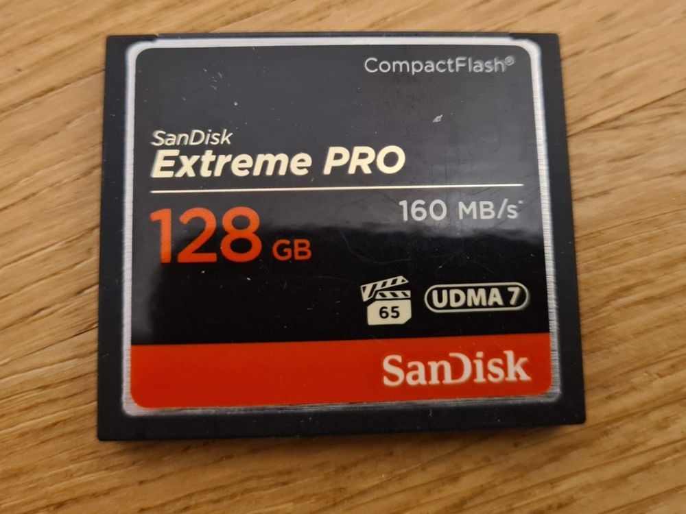 Sandisk Extreme Pro Compact Flash, 128gb | Kaufen auf Ricardo