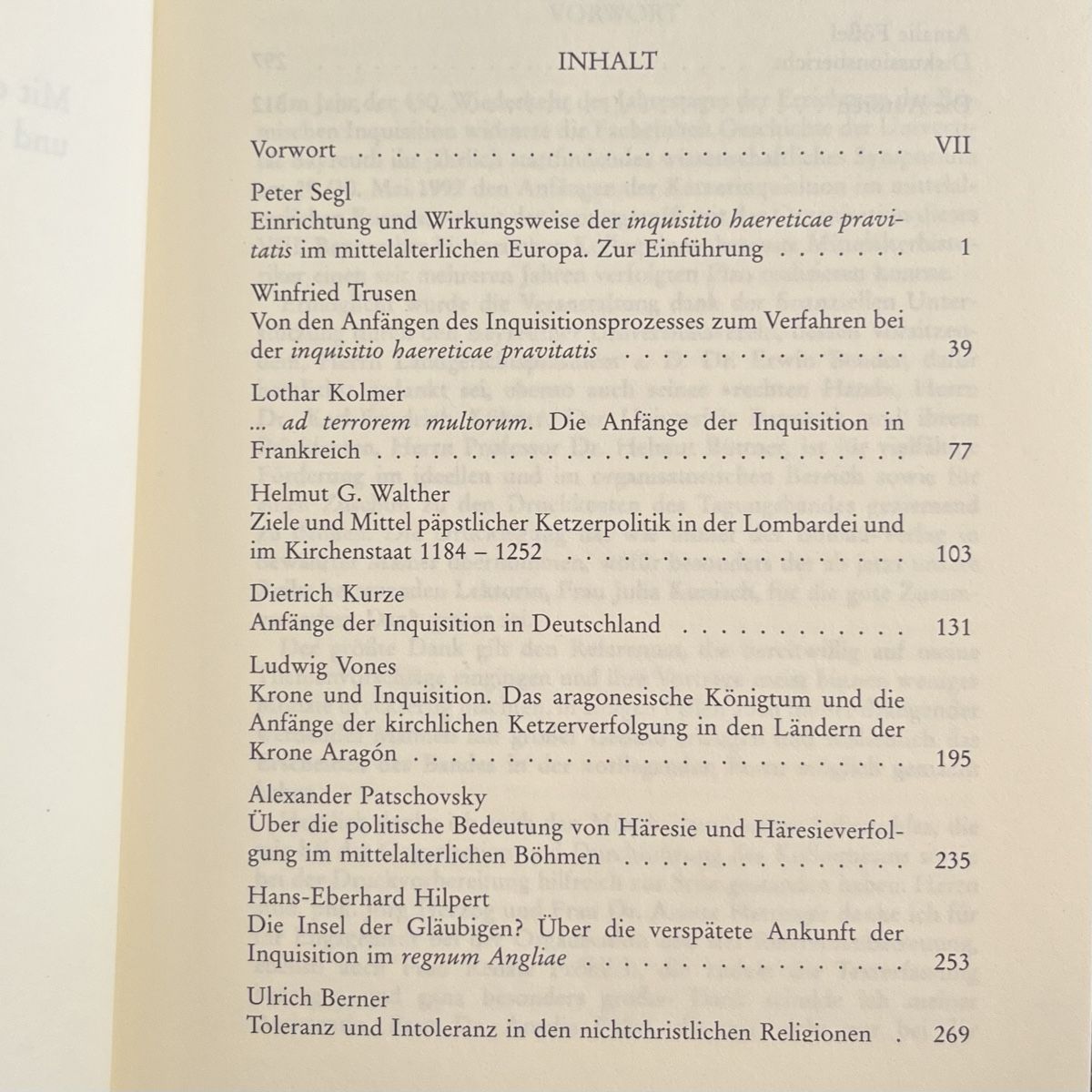 Die Anfänge der Inquisition im Mittelalter (Gebraucht) in Schwyz für CHF 3 – mit Lieferung auf ...