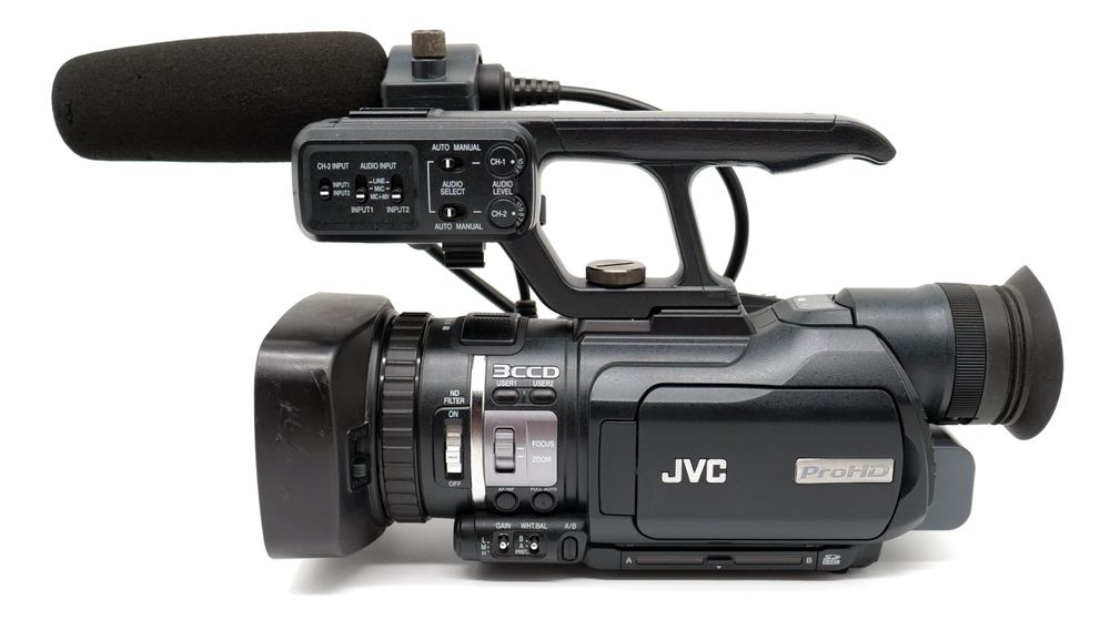 JVC GY-HM100E FULL HD Camcorder, 10x opt. Zoom, 3CCD (Gebraucht) in ...