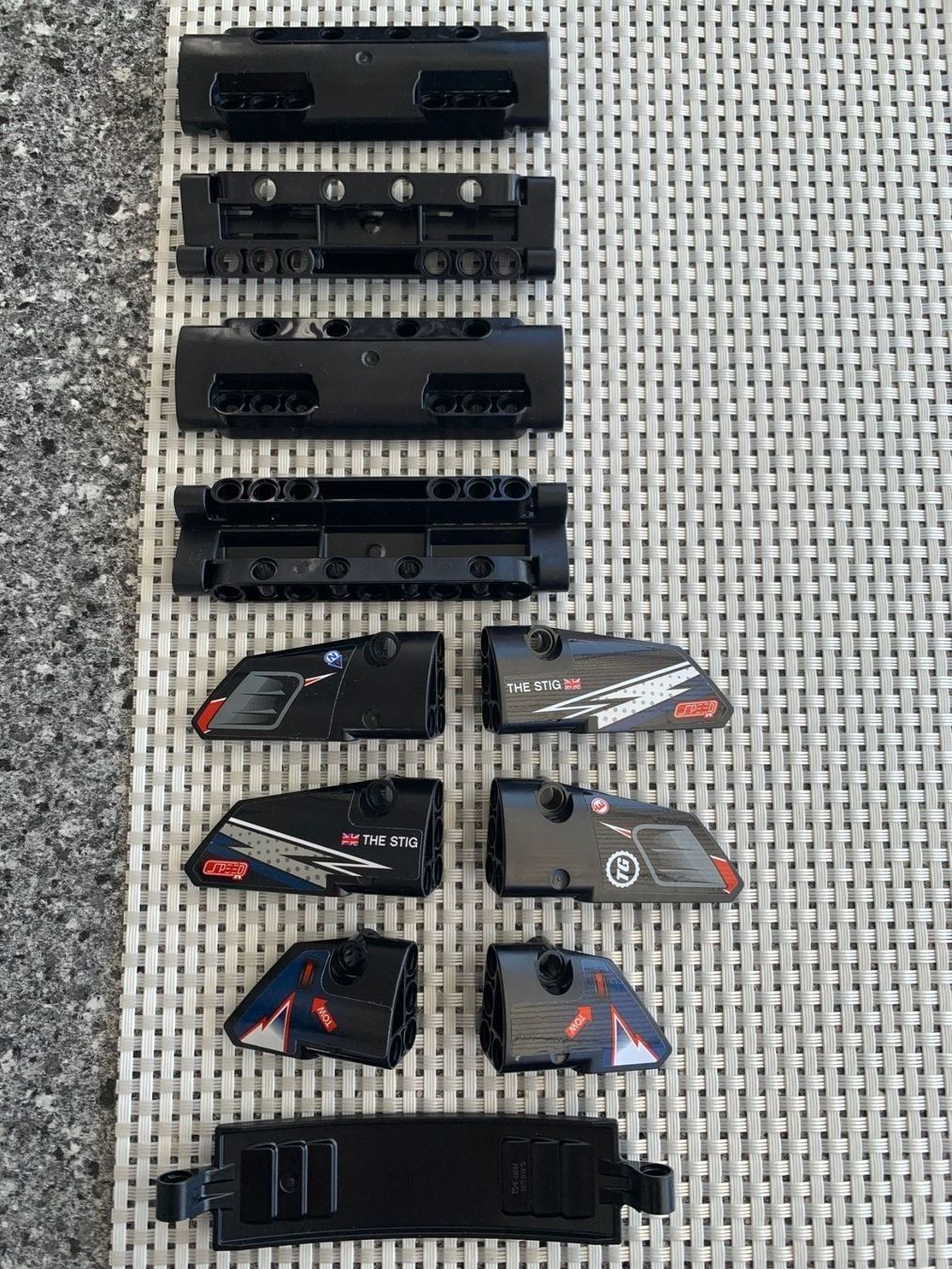 Lego Technik schwarze Panele 42109 Verschalung Panel (Gebraucht) in ...