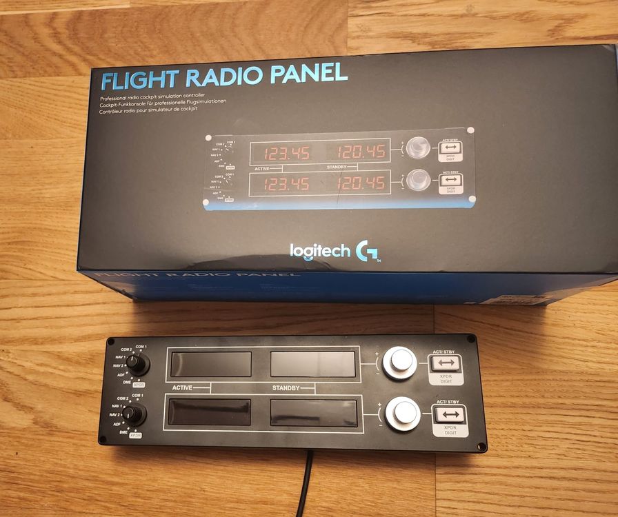Logitech FLIGHT RADIO PANEL - mit Originalverpackung (Neu und ...