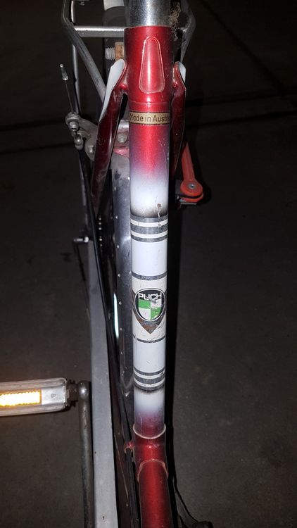 Velo vintage Puch Austria rouge | Kaufen auf Ricardo
