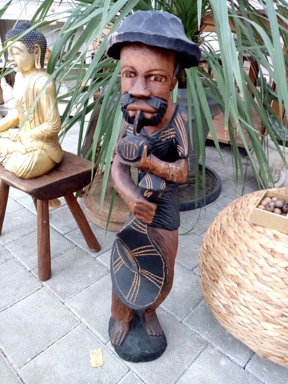 afrikanische Holzfigur | Kaufen auf Ricardo
