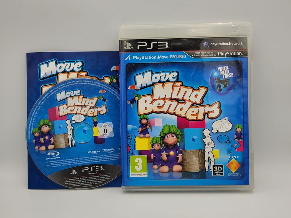 Move Mind Benders PS3 (140) | Kaufen auf Ricardo
