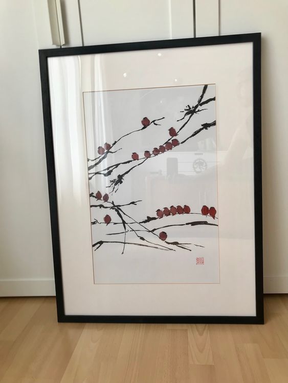 Poster im Bilderrahmen Bambus-Chor (Glasrahmen 85x64cm) | Kaufen auf Ricardo