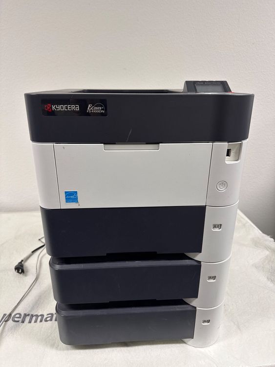 Kyocera Ecosys FS-4100DN Laserdrucker Drucker Duplex LAN (Gebraucht) in ...