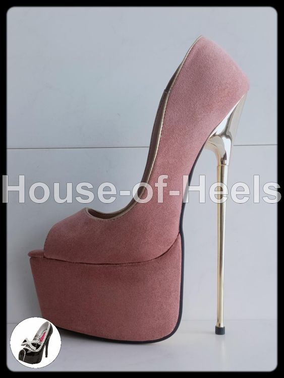 Escarpins peep-toe Sorbern 43 talon métal 23cm plateau 7cm v (Neuf ...