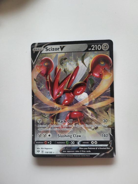 Pokemon Scizor V (Gebraucht) in oberbuchsiten für CHF 1 – mit Lieferung ...