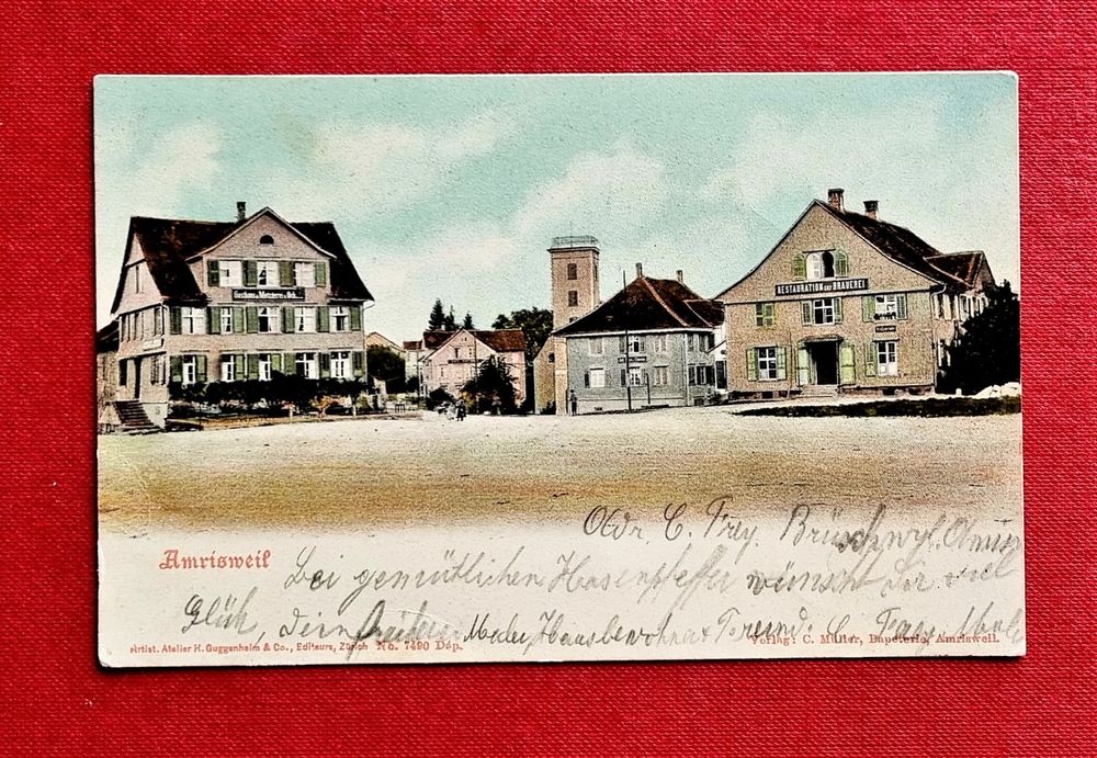 Amrisweil - Amriswil - Restauration zur Brauerei - 1905 (Gebraucht) in Rothrist für CHF 20 – mit ...