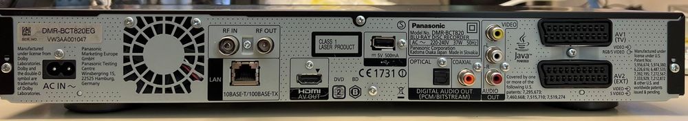 Panasonic DMR BCT820 Rekorder mit HDMI und Scart-Ausgang (Gebraucht) in Bern für CHF 70 – mit ...