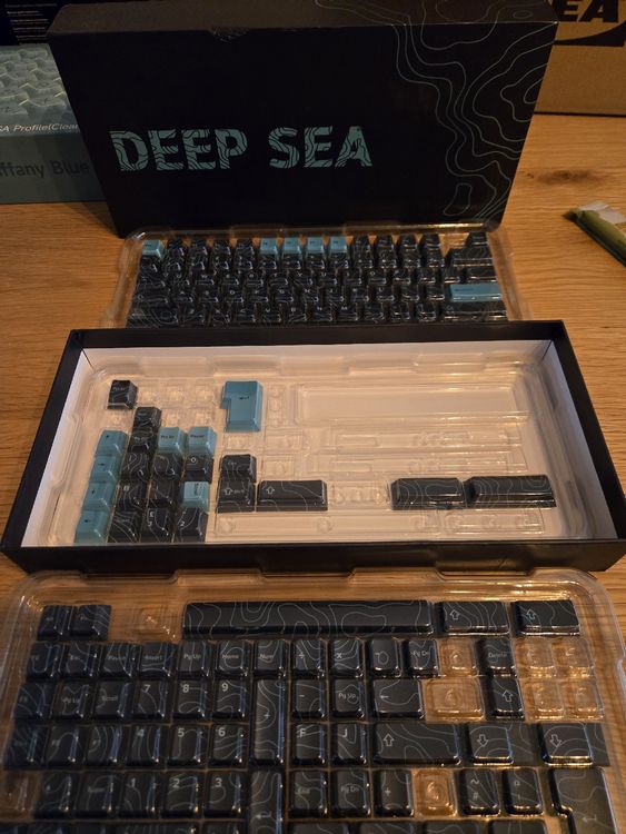 CtrlT-Keys Deep Sea Keycap Set PBT Dye-Sub (Neu (gemäss Beschreibung ...