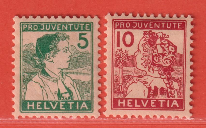 1915 Pro Juventute J2/J3 Originalgummi * | Kaufen auf Ricardo