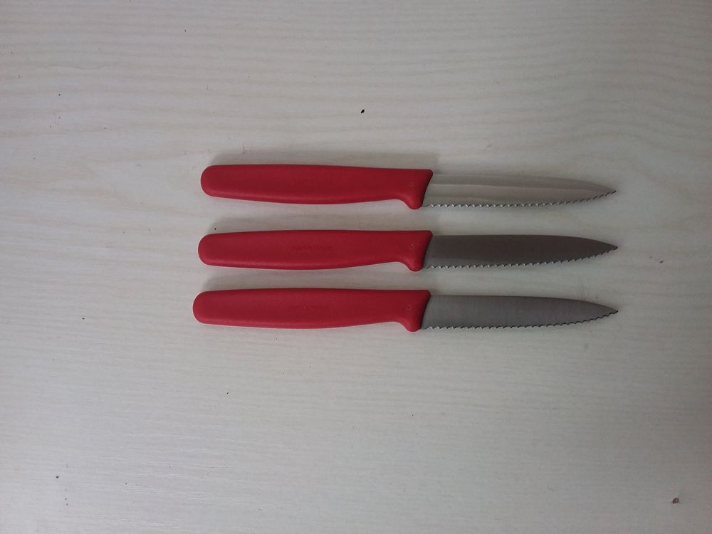 Rüstmesser mit Zacken 3 Stück | Kaufen auf Ricardo