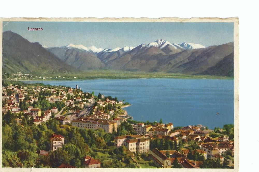 Locarno am Lago Maggiore, Tessin; 1930 edit. Max Künzli CTK (Gebraucht ...