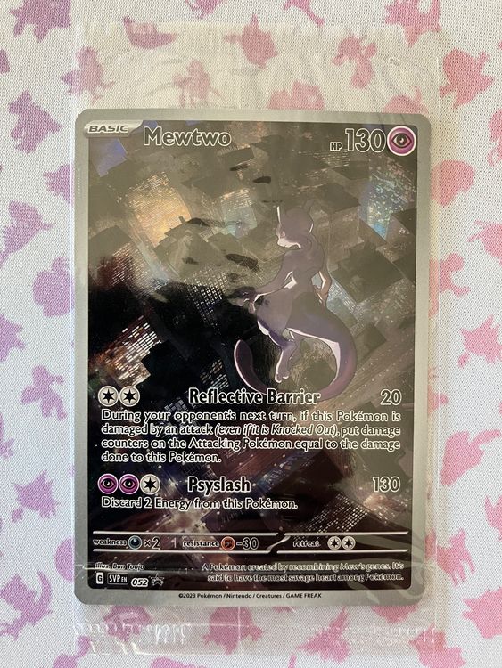 Pokémon Mewtwo 151 promo card « EN » ultra premium (Neuf avec emballage ...