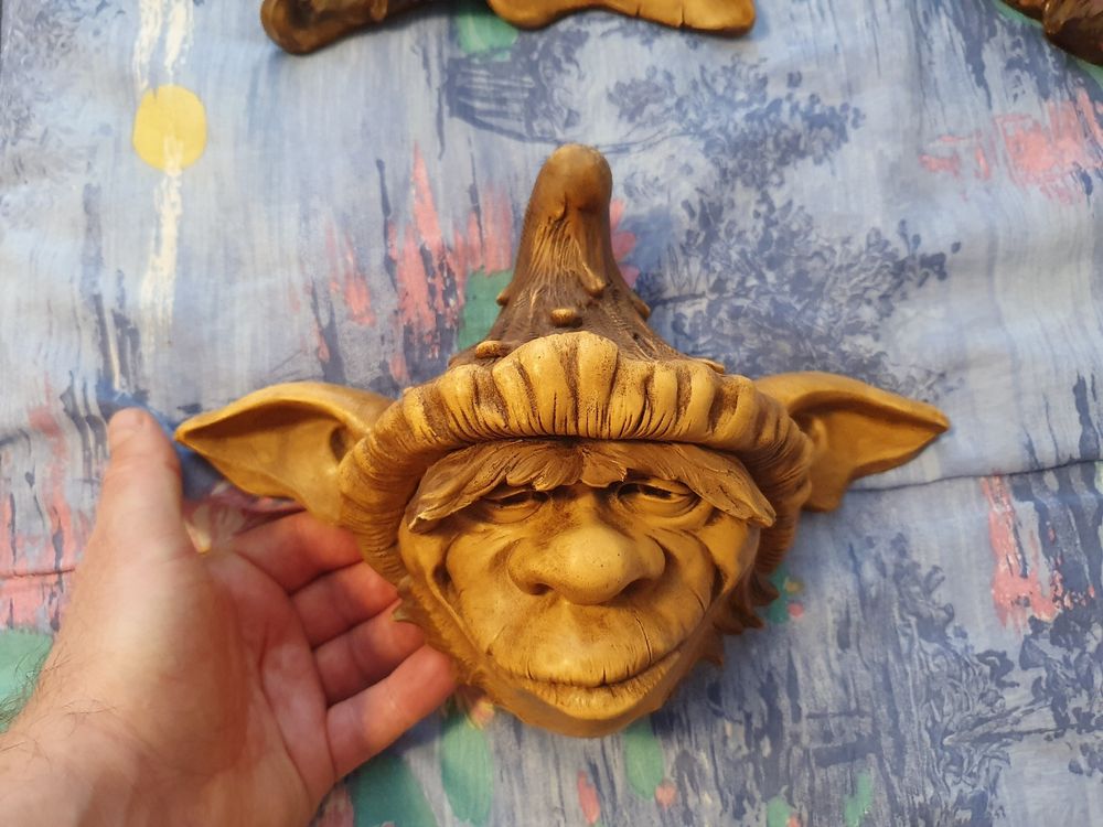 3 dekorative Goblin-Köpfe zum Aufhängen (Gebraucht) in Bern für CHF 100 ...