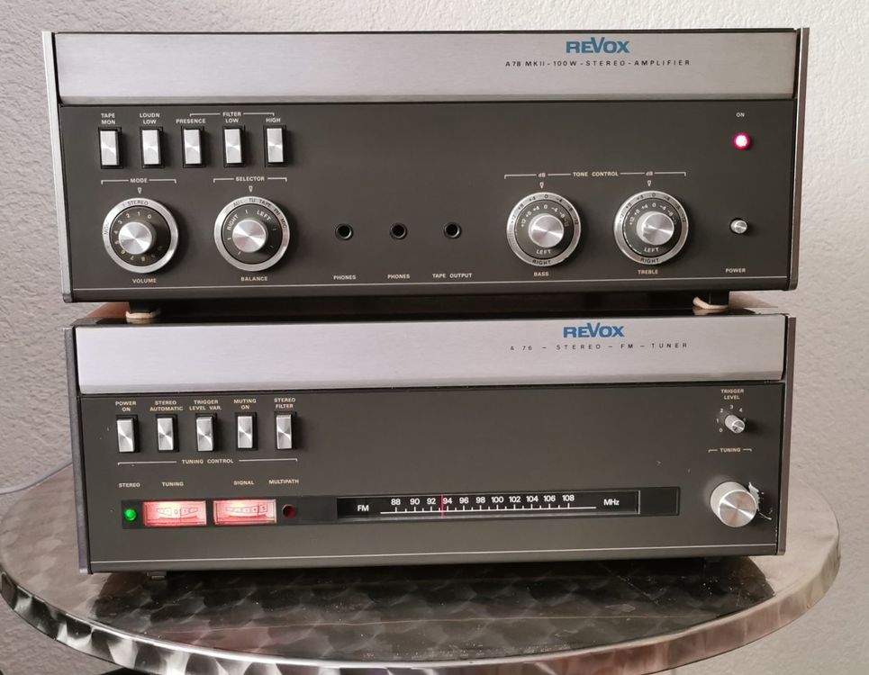 ReVox A78 Mark II und A76 Tuner (Gebraucht) in Oberwangen b. Bern für CHF 170 – mit Lieferung ...