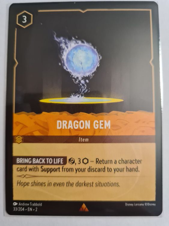 Lorcana, Dragon Gem, 033/204-EN-2 (Neu (gemäss Beschreibung)) in Sachseln für CHF 1 – mit ...