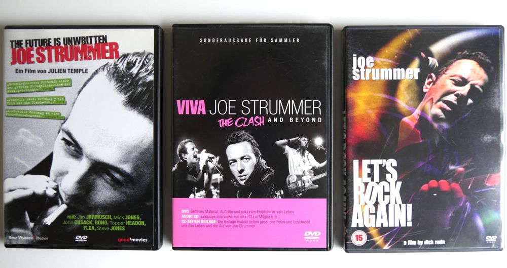 Joe Strummer (The Clash) – 3 DVDs (4 Discs) | Kaufen auf Ricardo