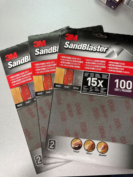 X368.1 Neue 3M Schleifblätter 100P ab1.- (Neu und originalverpackt) in ...