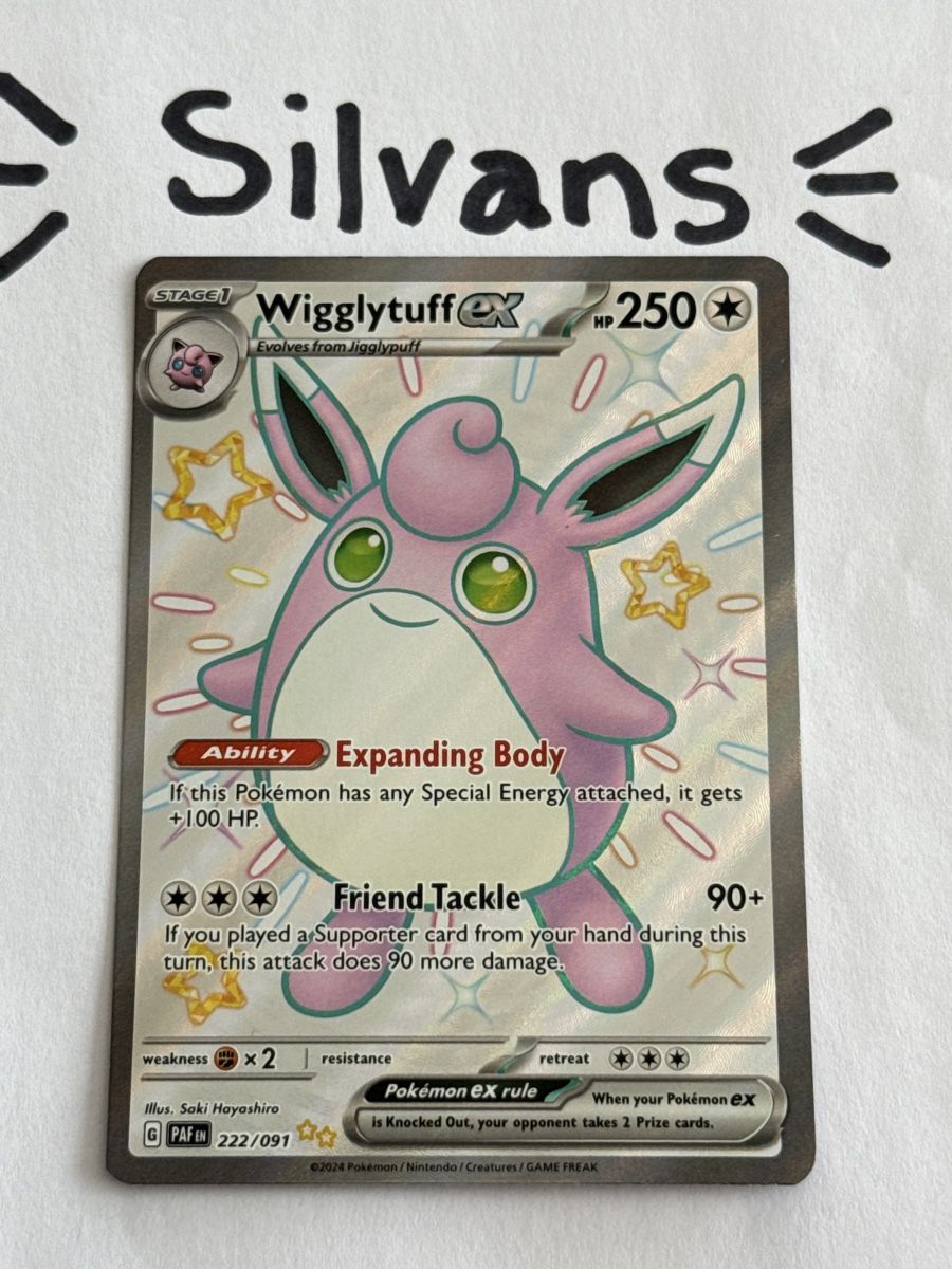 Wigglytuff Full Art Shiny 222/091 Paldean Fates Englisch (Neu (gemäss ...