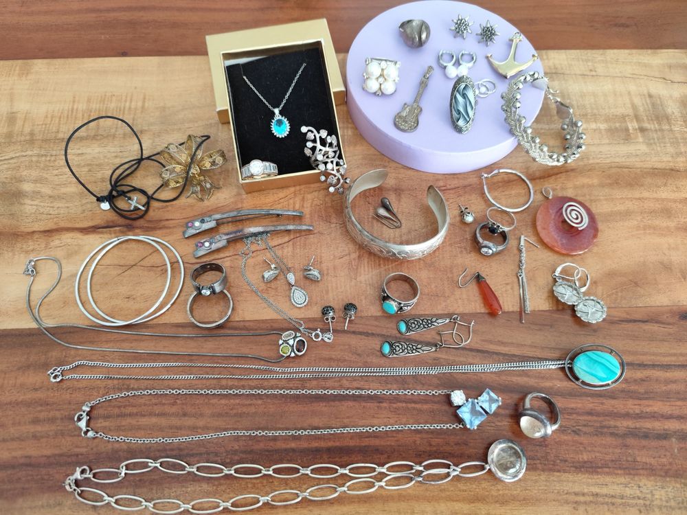 sehr schöne Sammlung Silber Schmuck 925, tolle Stücke (Gebraucht) in ...