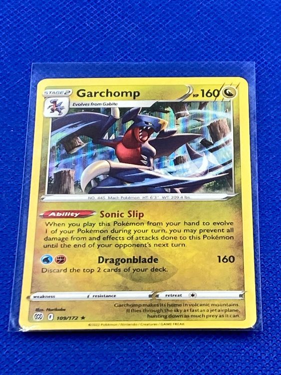Pokemon Brilliant Stars Garchomp 109 / 172 Holo EN (Neu (gemäss ...