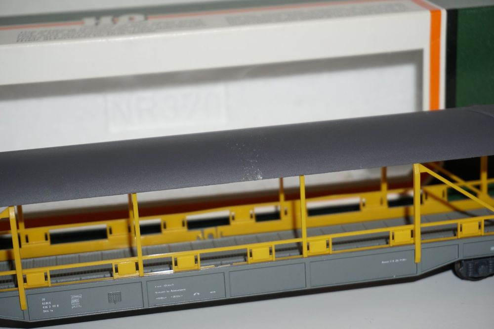 HAG 371 - BLS Autoverladewagen H0/DC (Gebraucht) in Matten b. Interl ...