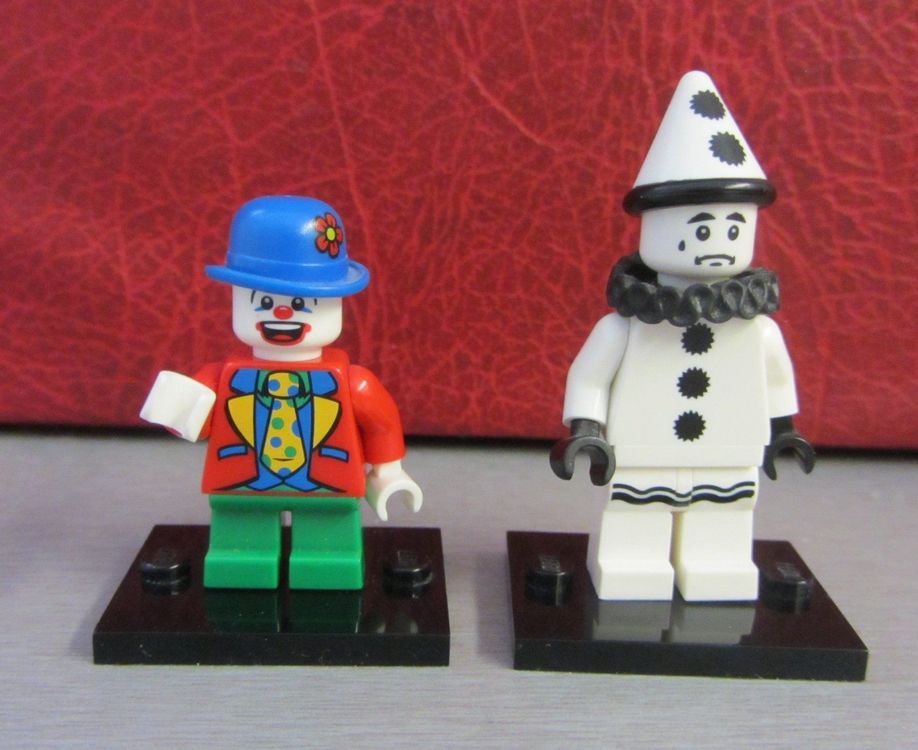 2 Lego Minifiguren Clowns: Pierrot und kleiner Clown (Gebraucht) in ...